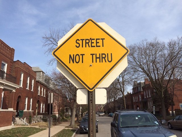 Block these streets, not those. – Doug Weaver Art
